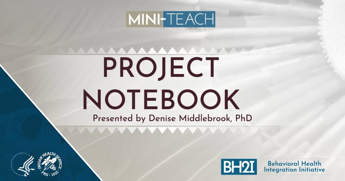 Mini-Teach: Project Notebook – Behavioral Health Integration Initiative